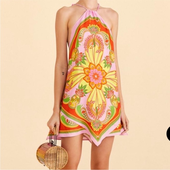 FARM Rio | Dresses | Farm Rio Toucan Scarf Mini Dress Nwt | Poshmark
